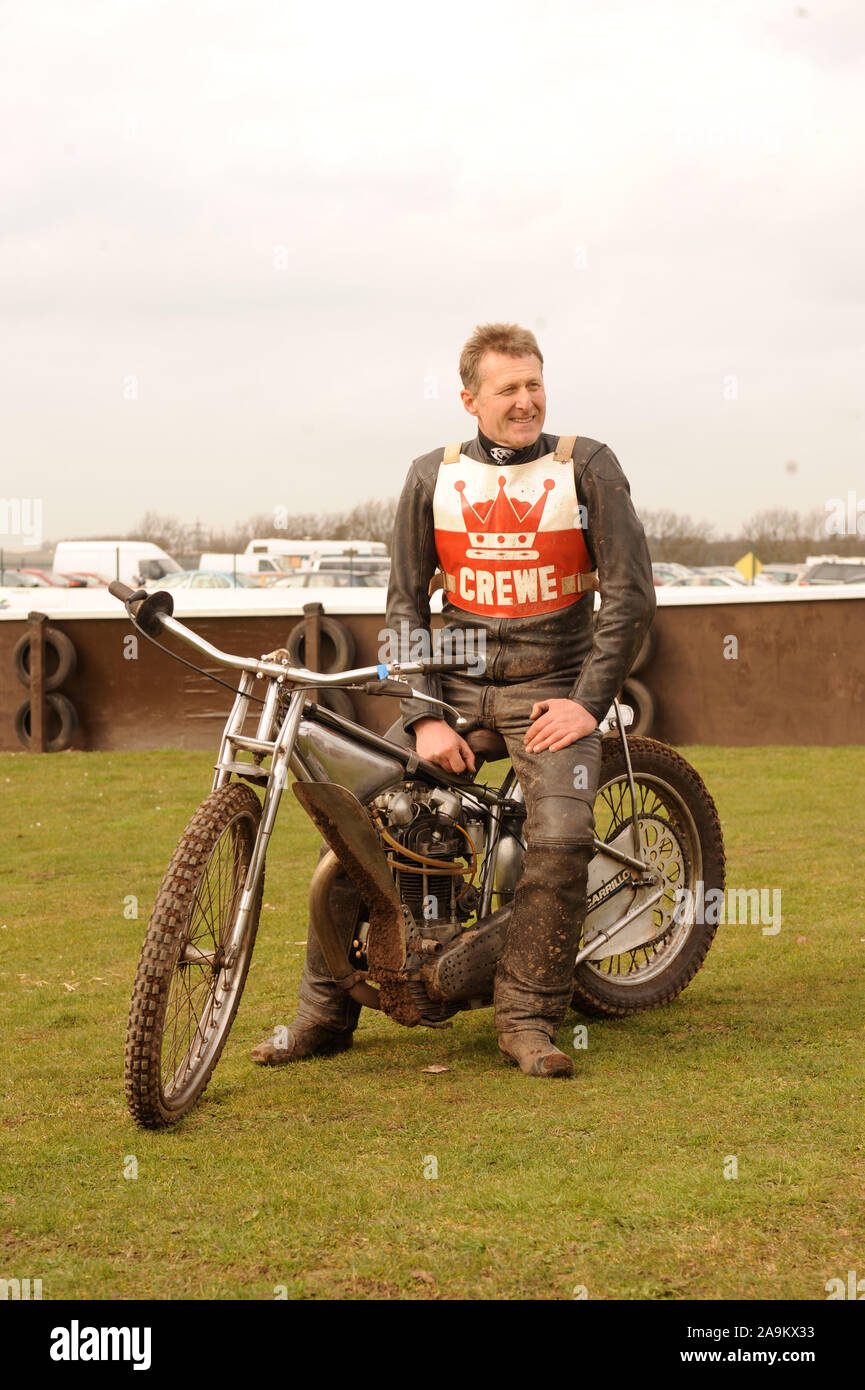 Vintage speedway motorcycle hi-res stock photography and images - Alamy