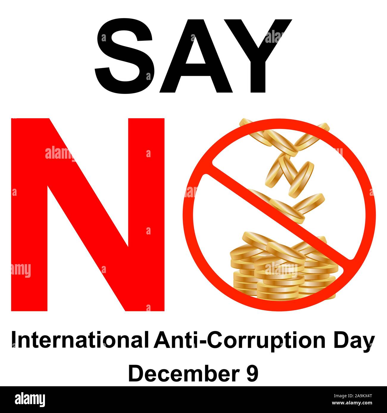 International anti-corruption day, say no to corruption United against ...