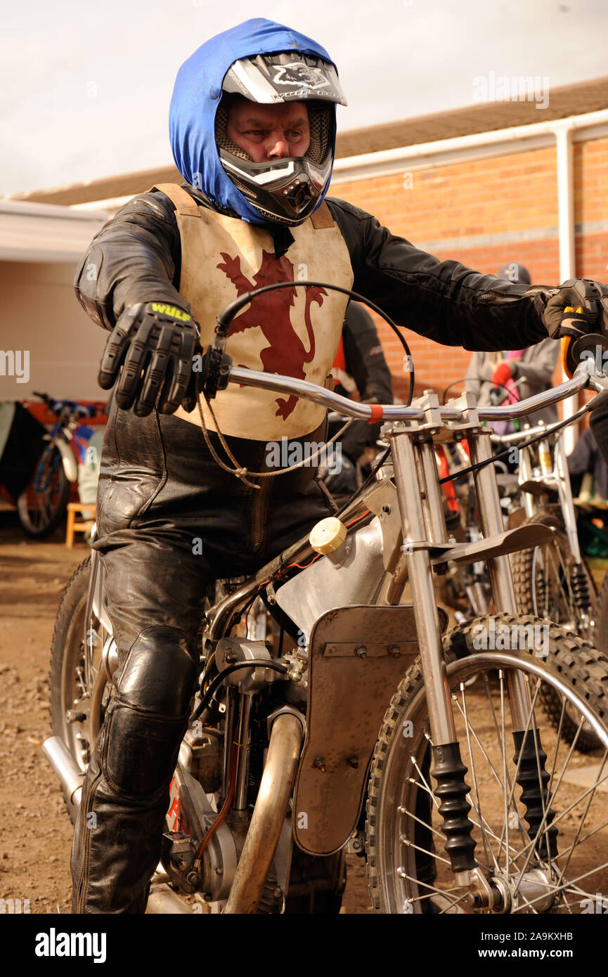 Vintage speedway motorcycles hi-res stock photography and images - Alamy