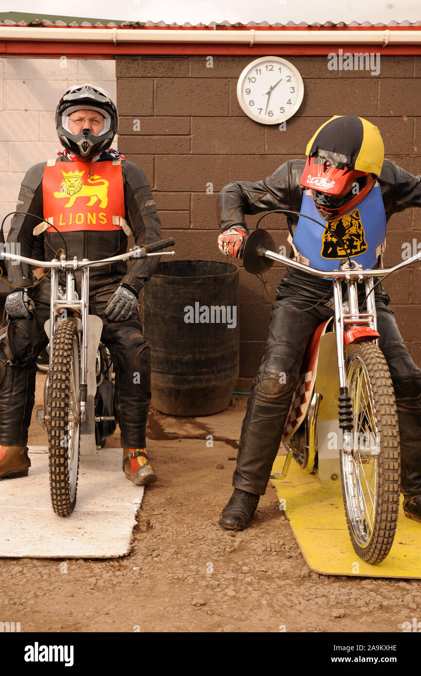 Vintage speedway motorcycles hi-res stock photography and images - Alamy