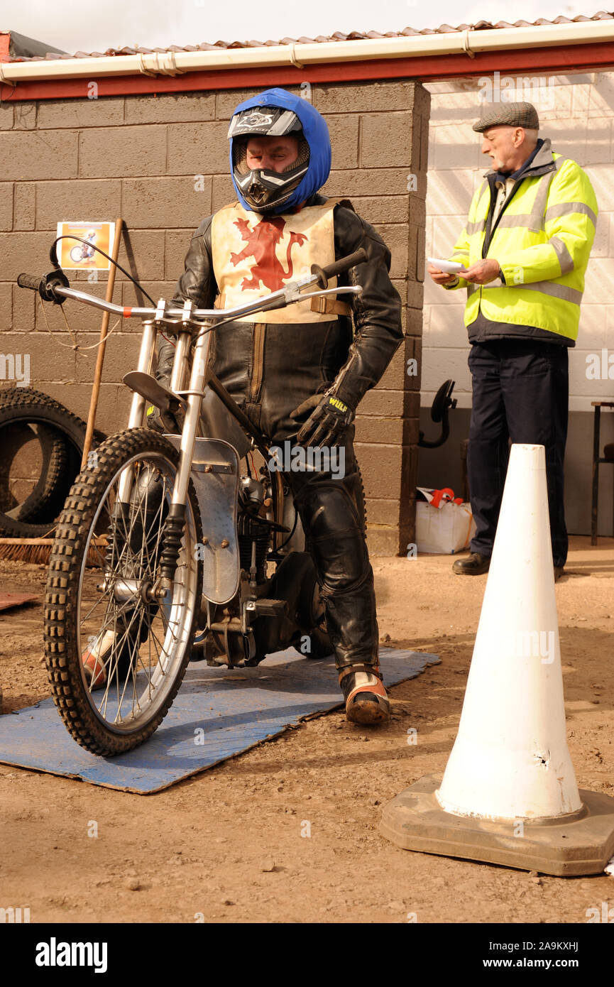 Vintage speedway motorcycles hi-res stock photography and images - Alamy