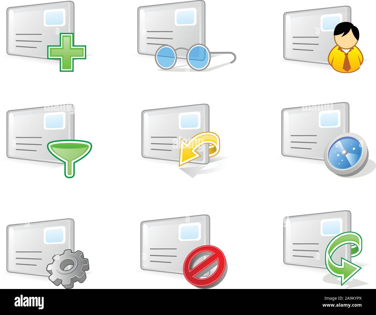 Panelo vector icons - Web Control Panel icons Stock Vector Image & Art ...