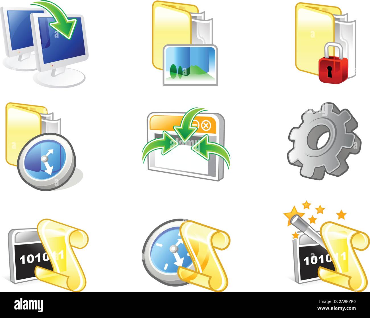 Panelo vector icons - Web Control Panel icons Stock Vector Image & Art ...