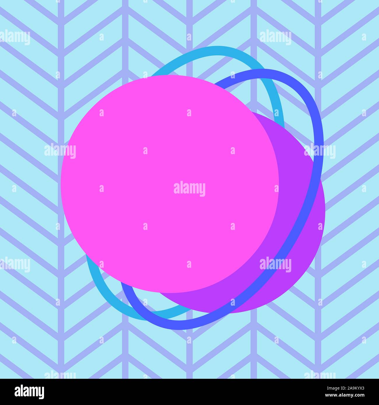 Asymmetrical uneven shaped format pattern object outline multicolour ...