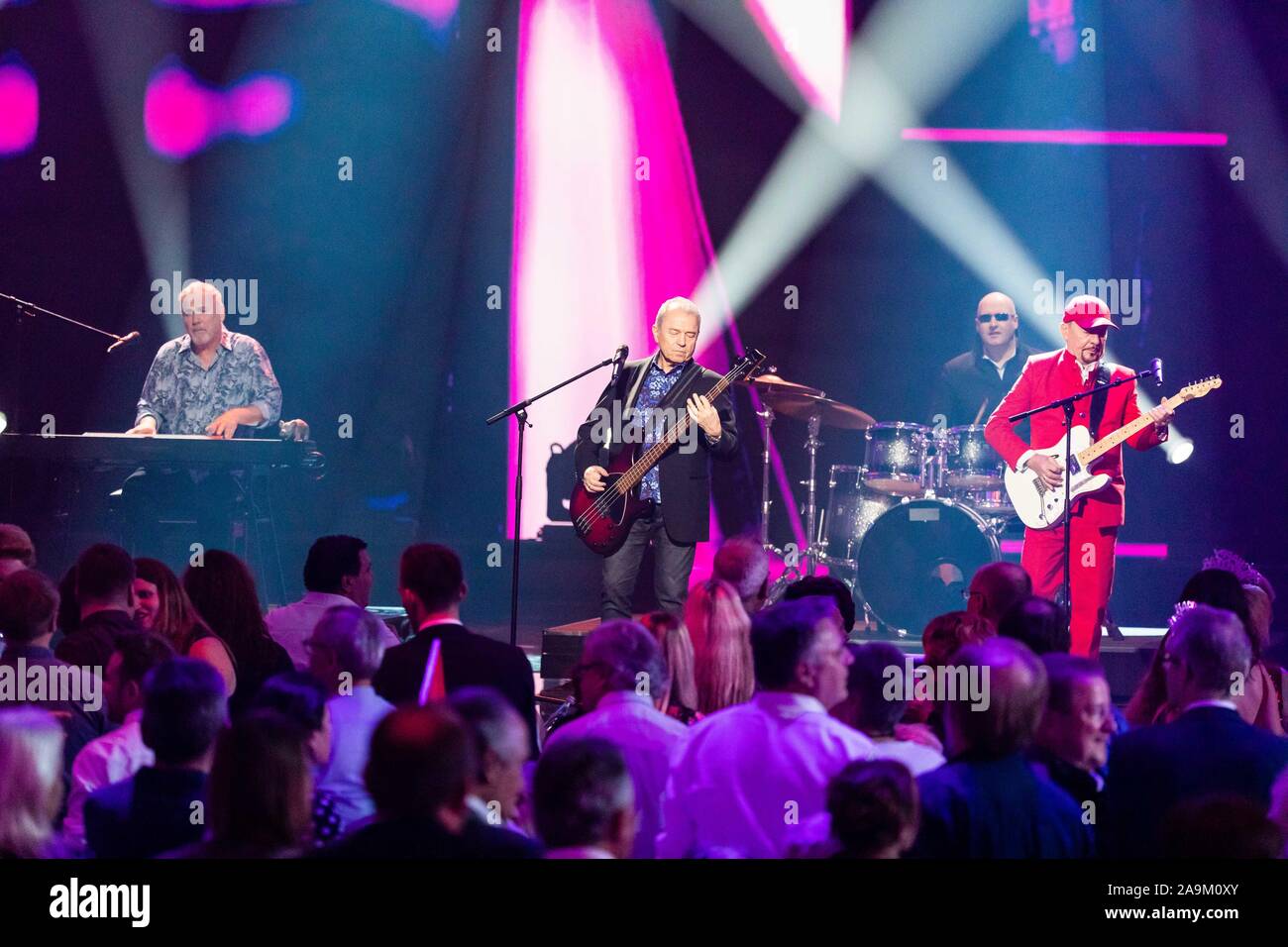 15 November 2019, Baden-Wuerttemberg, Offenburg: The musicians of the ...