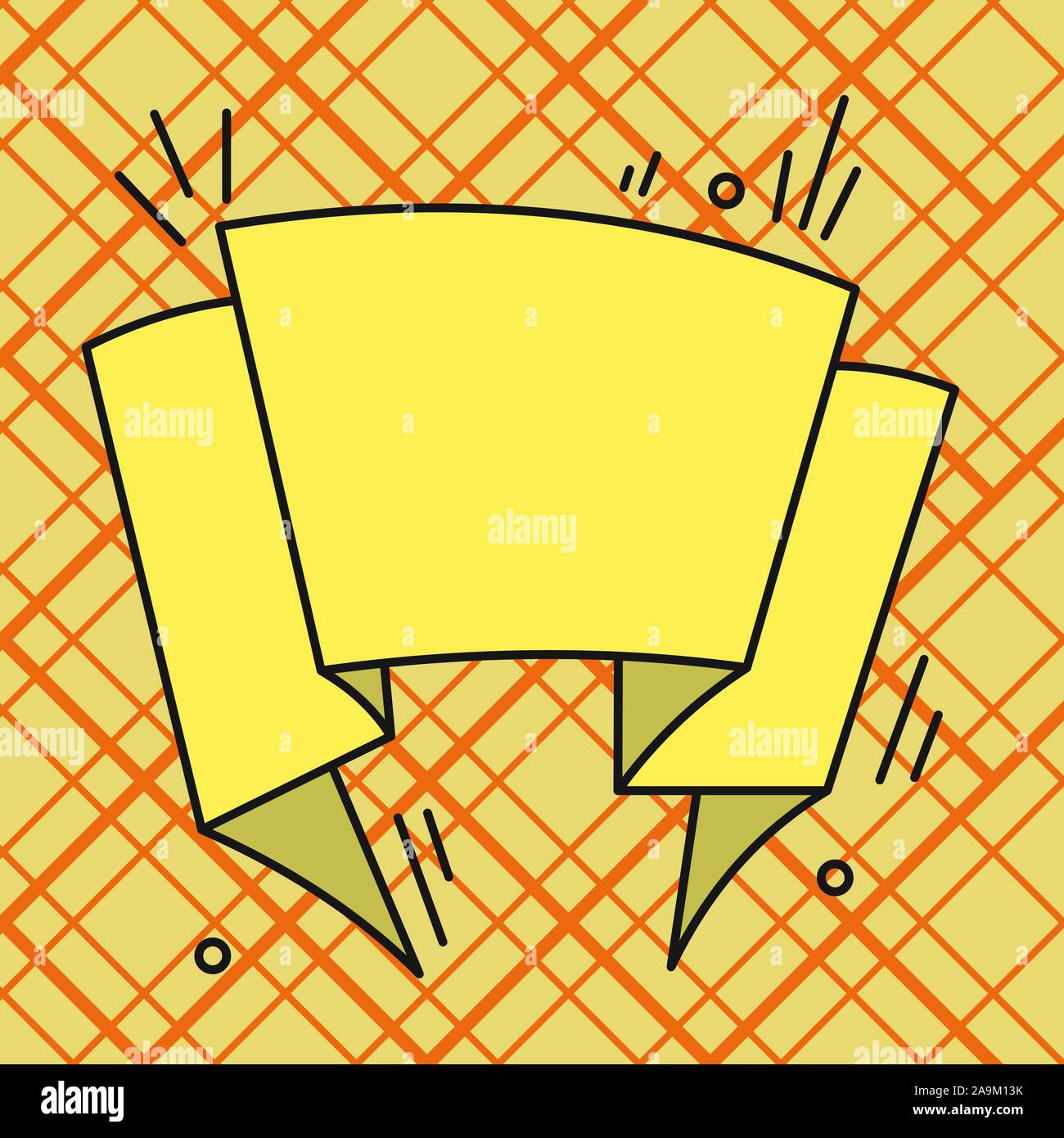 Asymmetrical uneven shaped format pattern object outline multicolour ...