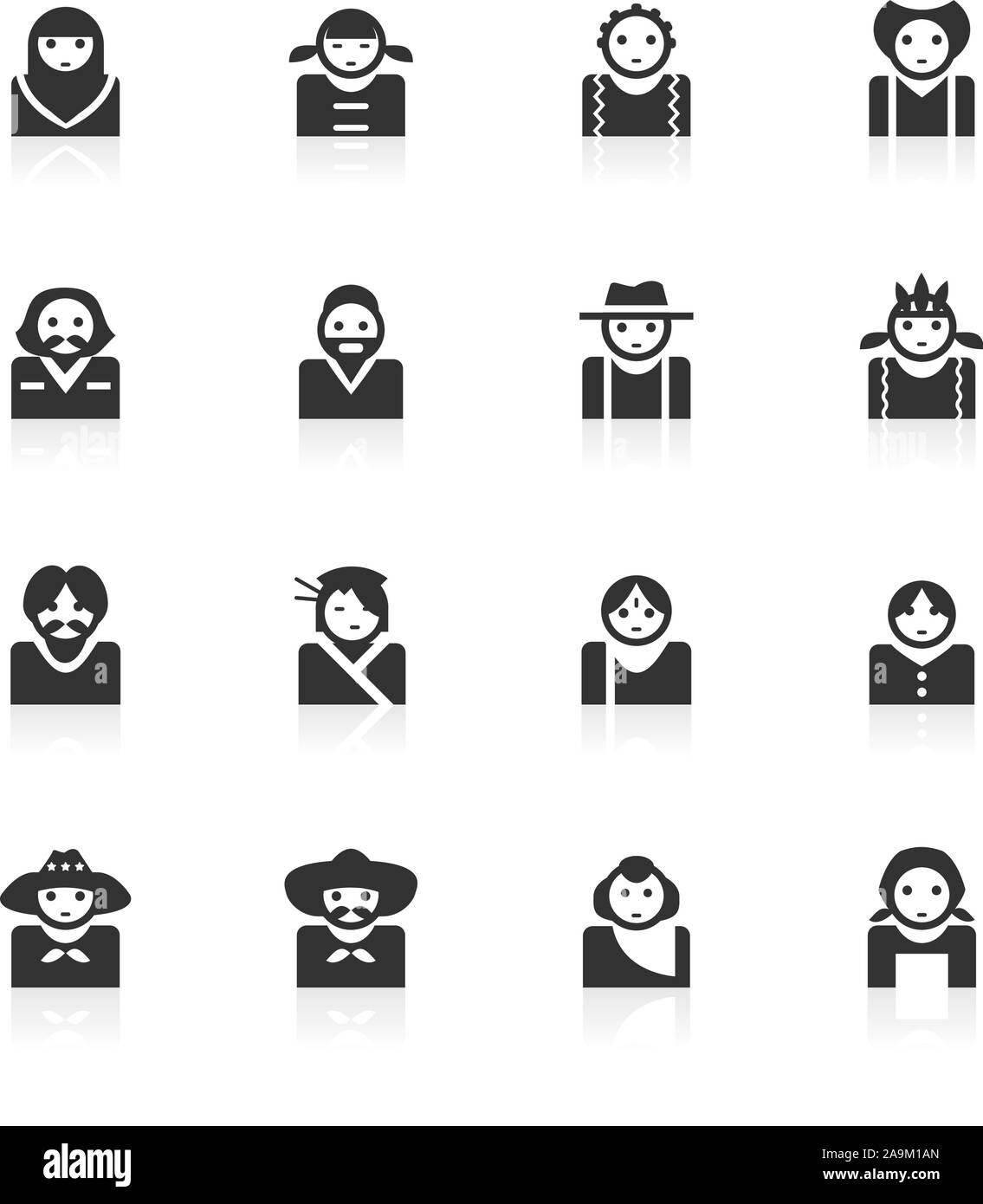 Multirace Stock Vector Images - Alamy