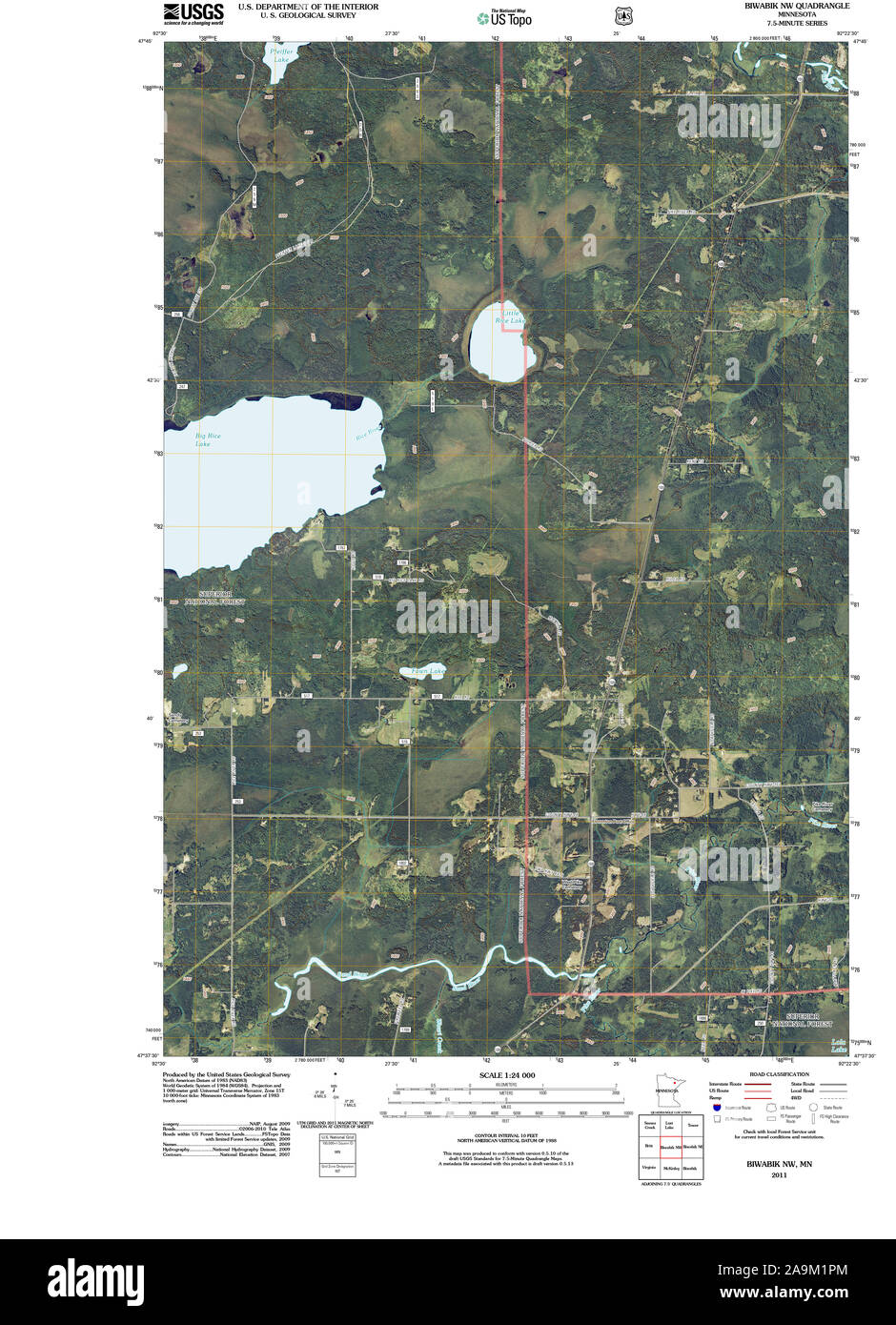 Map of biwabik hi-res stock photography and images - Alamy