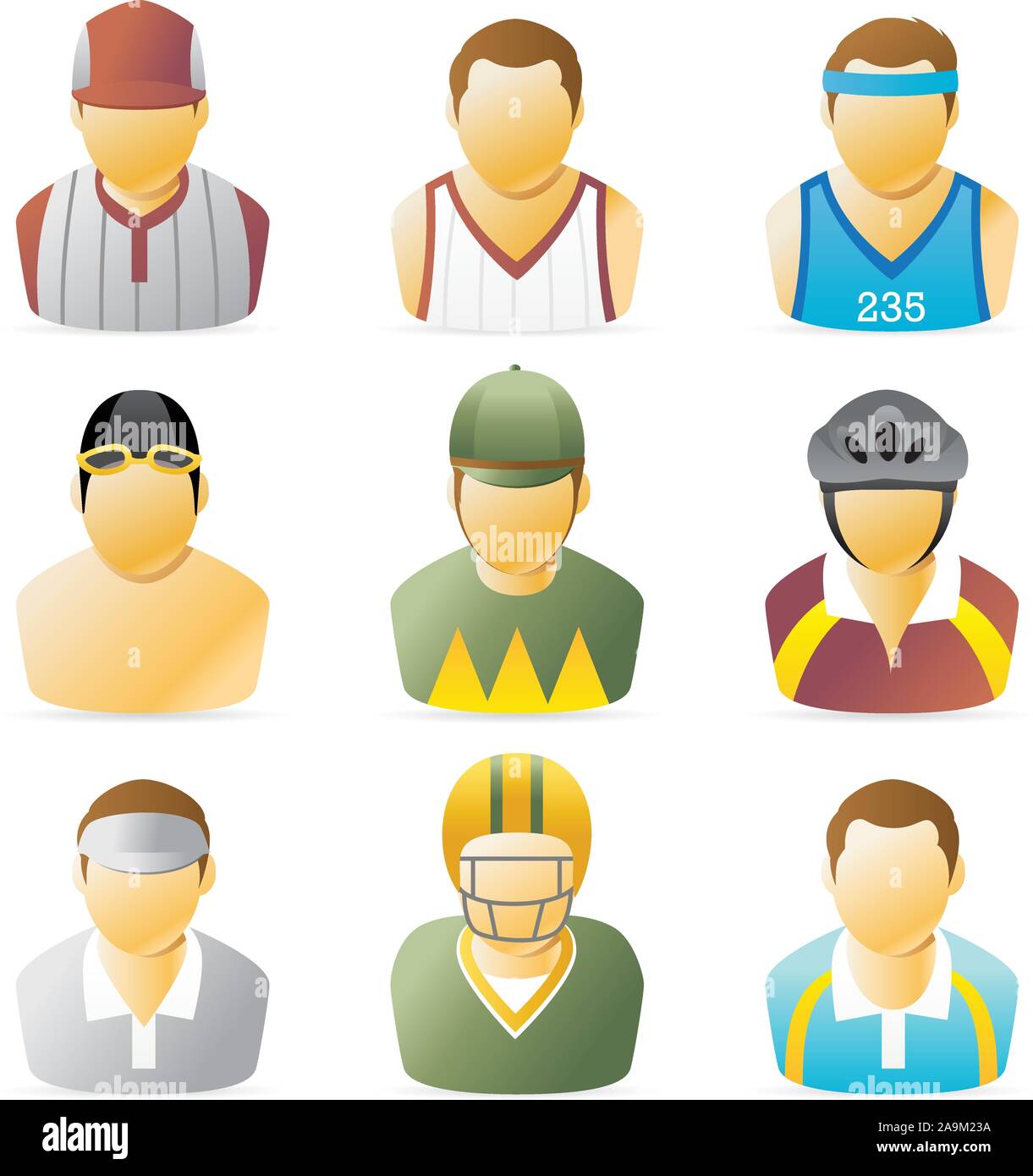 Series of sports people icon Stock Vector Image & Art - Alamy