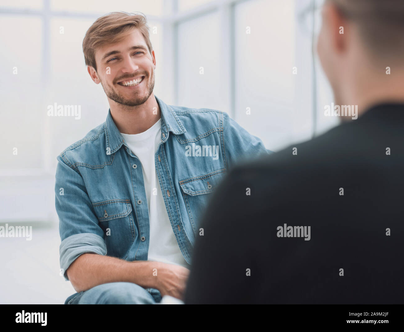Tv interviews studio hi-res stock photography and images - Alamy