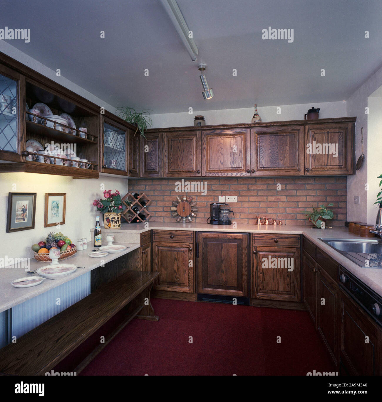 1982 Home interiors, West Yorkshire, UK Stock Photo - Alamy