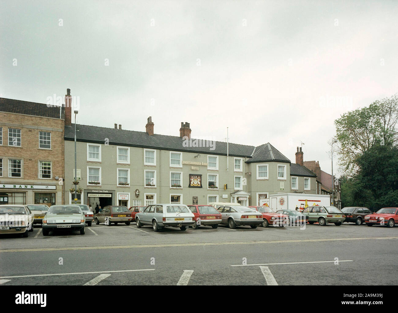 1985, Market Square, Selby, North Yorkshire, Northern England, UK Stock ...