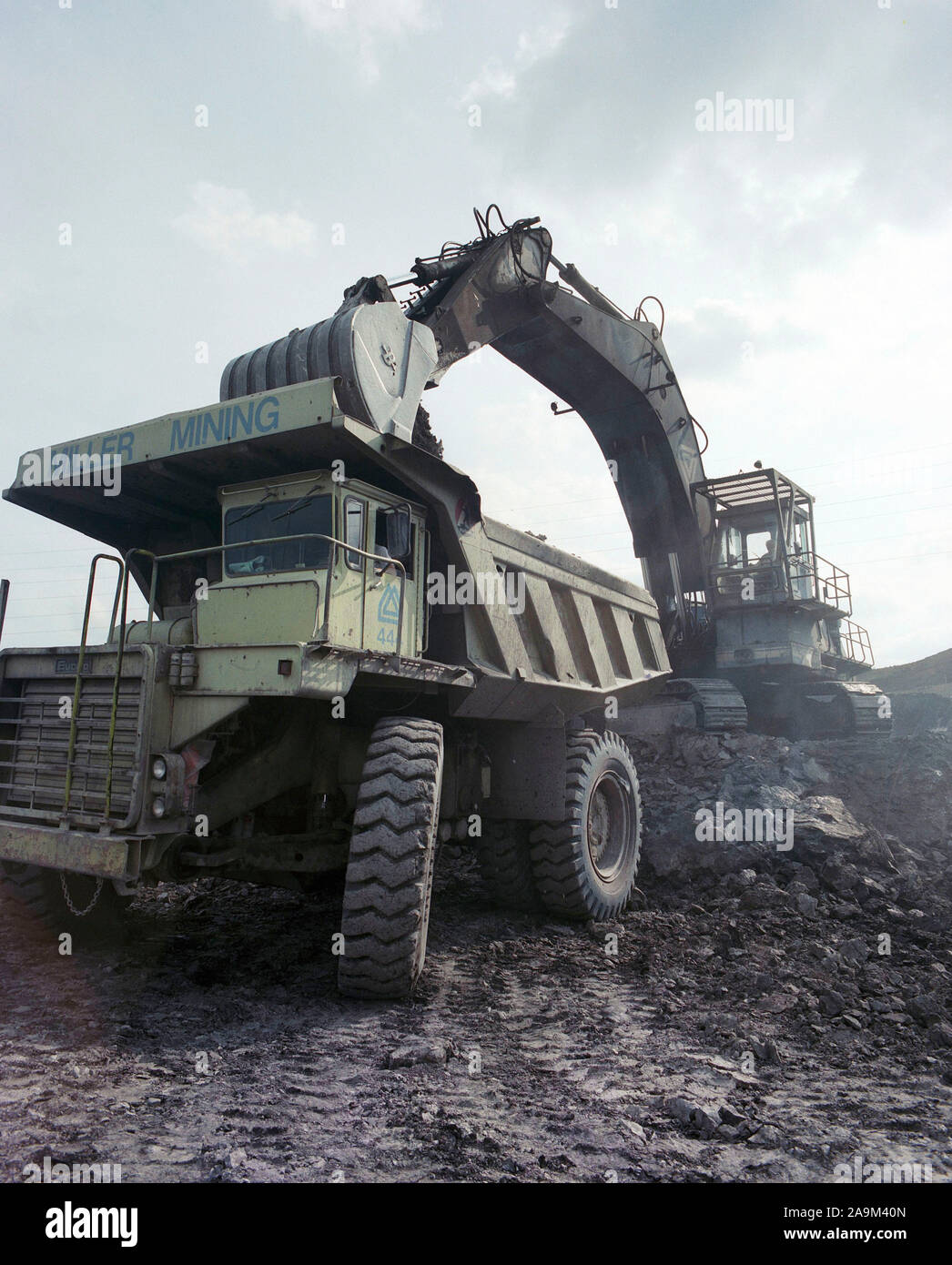 1989 Opencast Mining, West Midlands, England, UK Stock Photo - Alamy