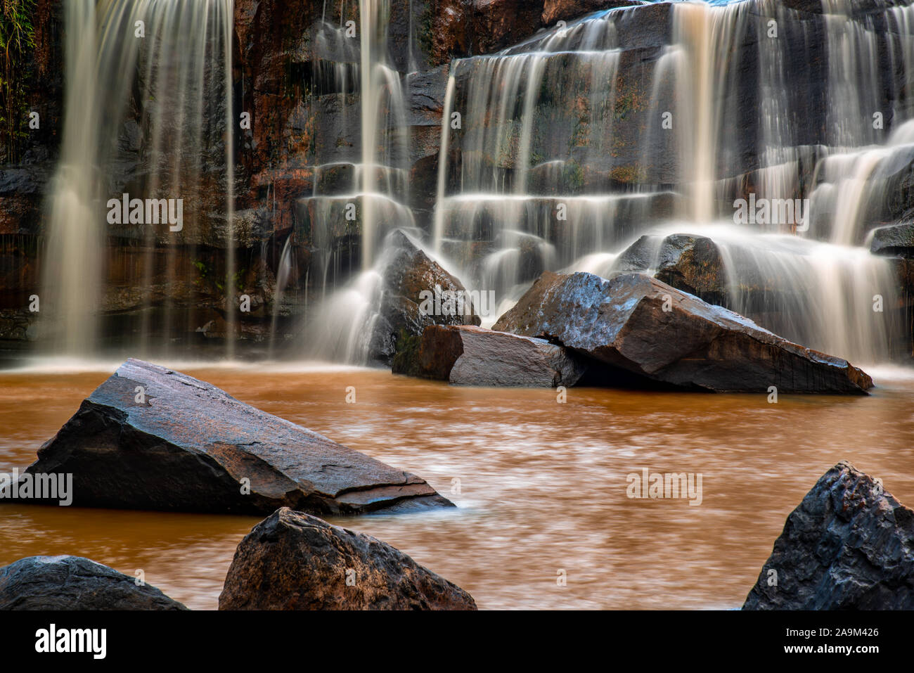 Beautiful Tat Ton Waterfall is a landmark of Tat Ton National Park ...