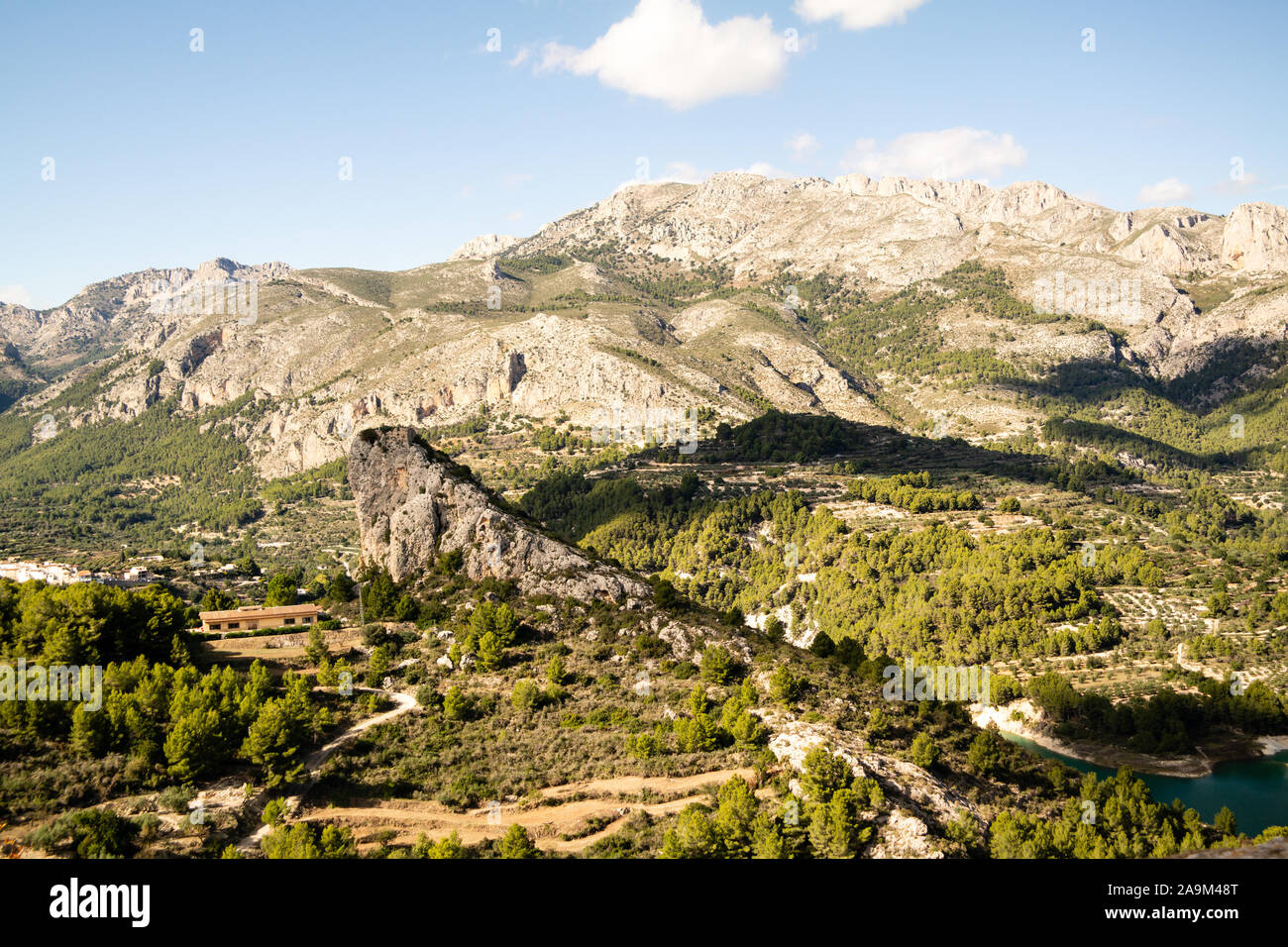 Guadalest scenic landscape hi-res stock photography and images - Alamy