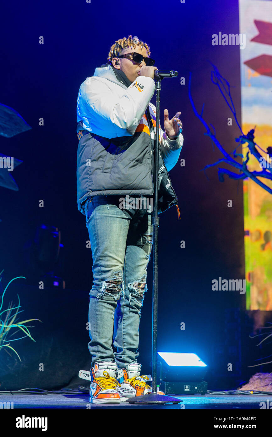 November 15, 2019, Rosemont, Illinois, U.S: Rapper YBN CORDAE (CORDAE ...