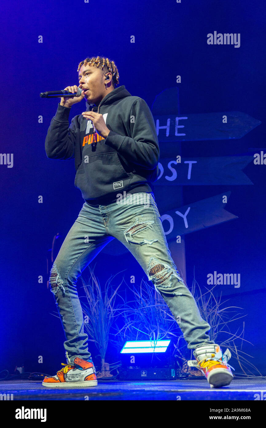 November 15, 2019, Rosemont, Illinois, U.S: Rapper YBN CORDAE (CORDAE ...