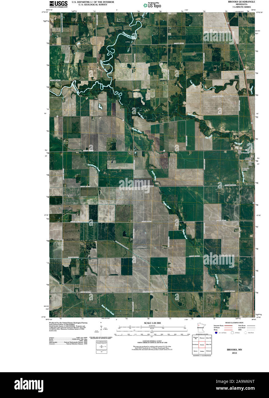 Brooks map Cut Out Stock Images & Pictures - Alamy