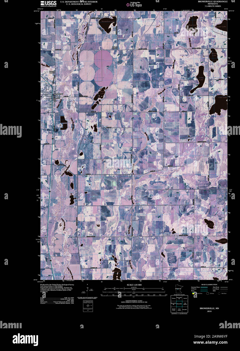 Map of browerville hi-res stock photography and images - Alamy