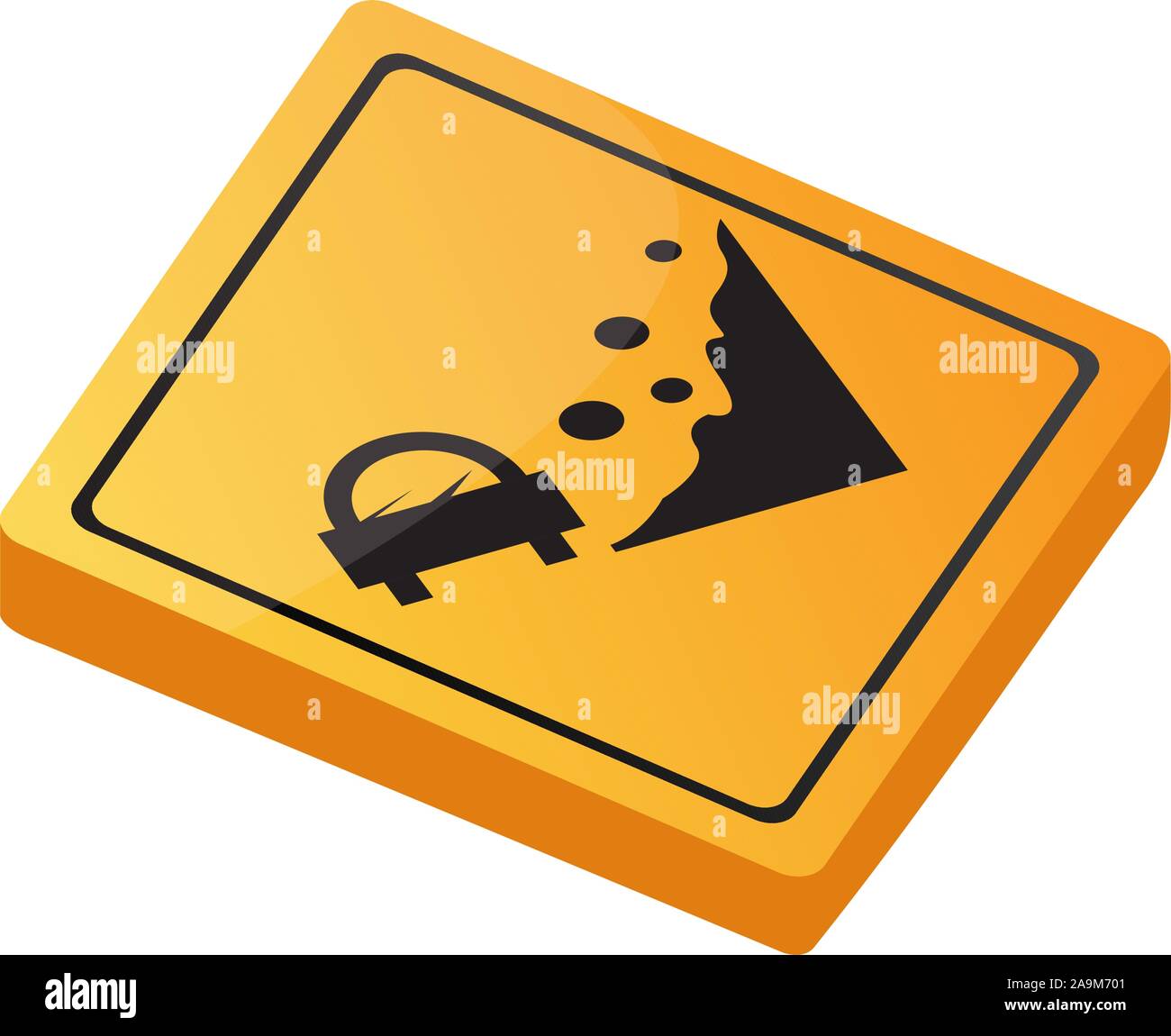 Isolated 3D signal transit on a white background- Vector illustration ...