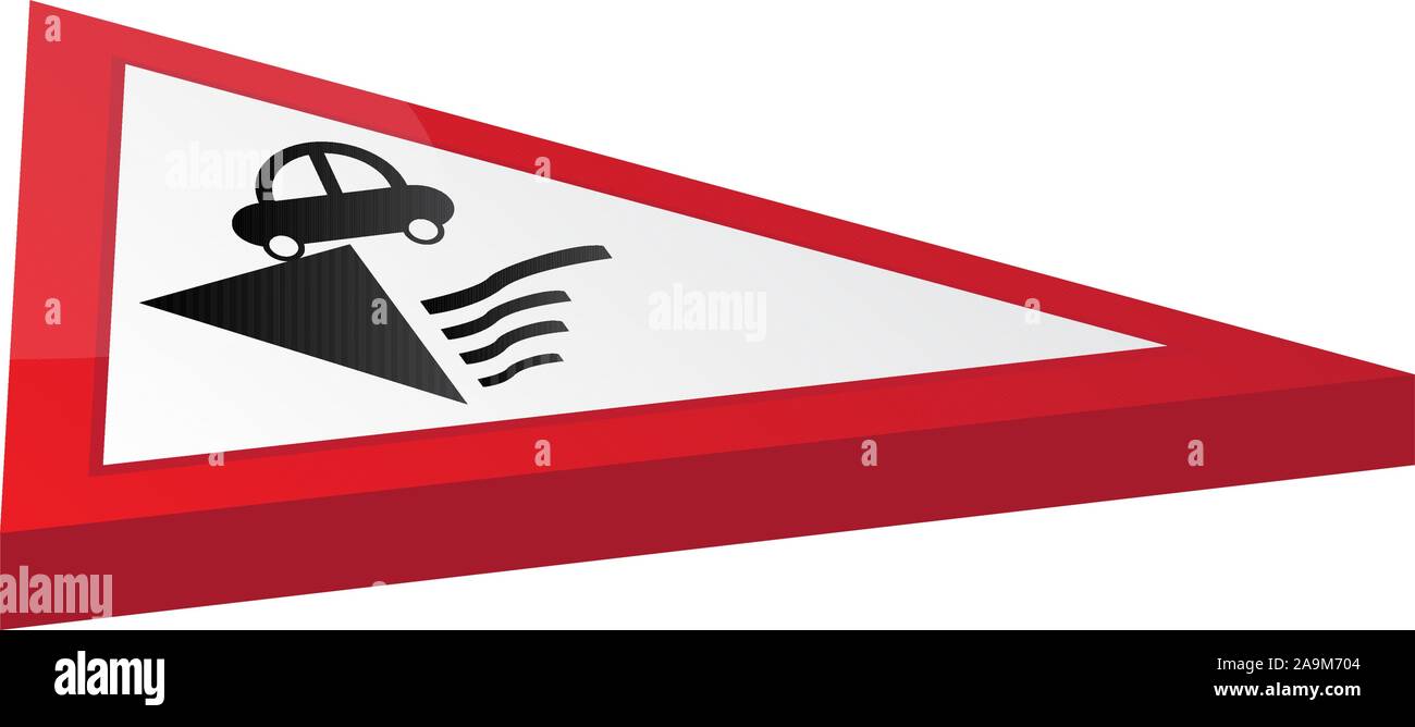 Isolated 3D signal transit on a white background- Vector illustration ...