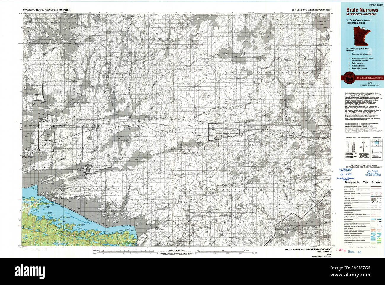 Map of brule hi-res stock photography and images - Alamy