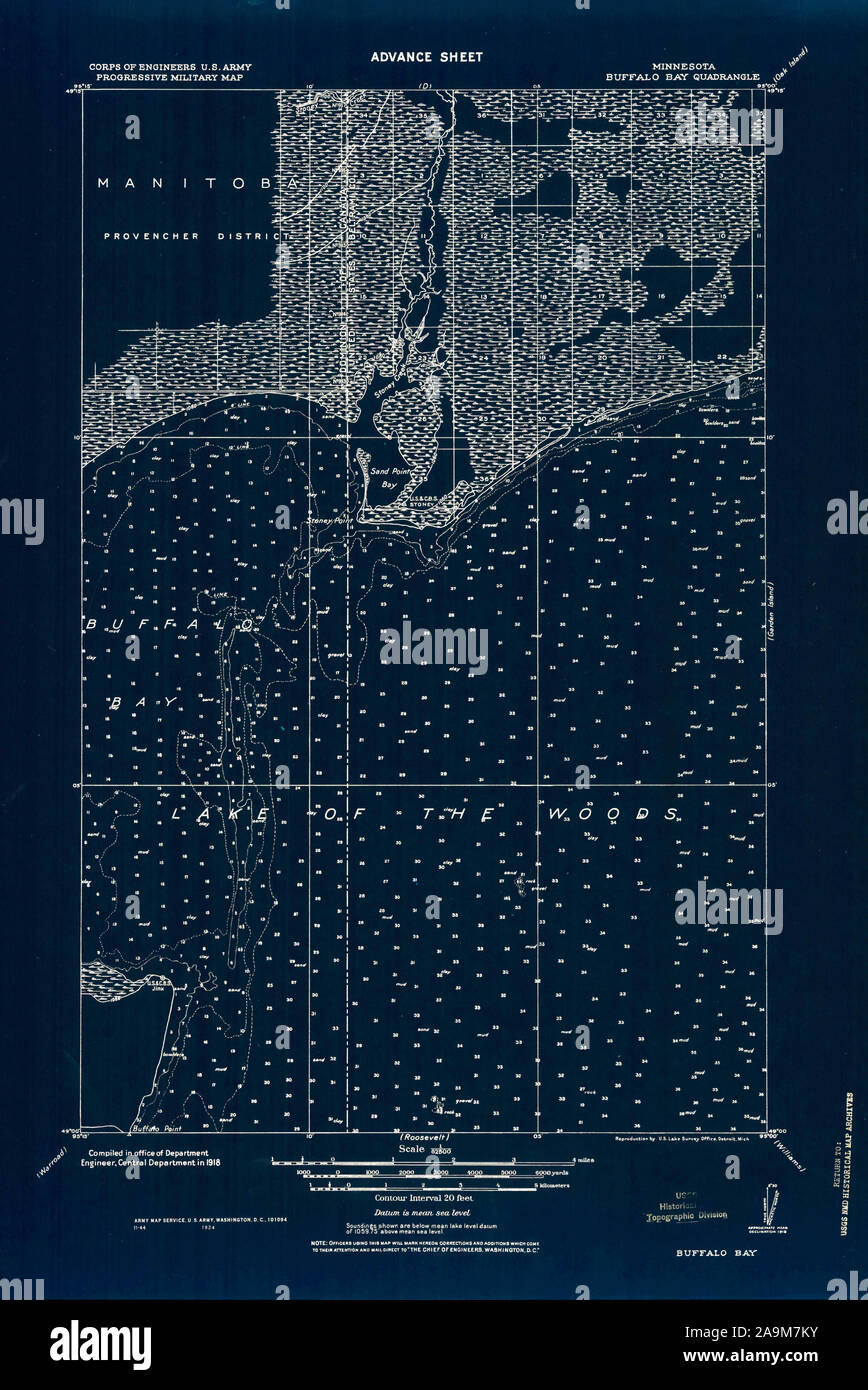 Buffalo minnesota map hi-res stock photography and images - Alamy