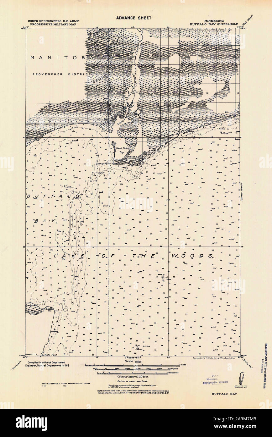 Buffalo minnesota map hi-res stock photography and images - Alamy