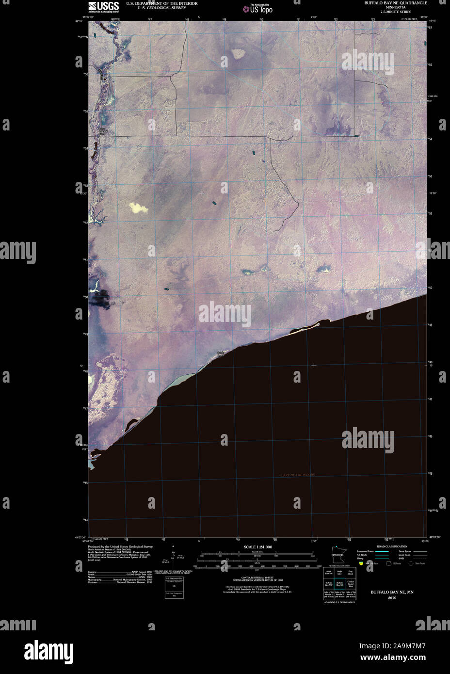 Buffalo minnesota map hi-res stock photography and images - Alamy