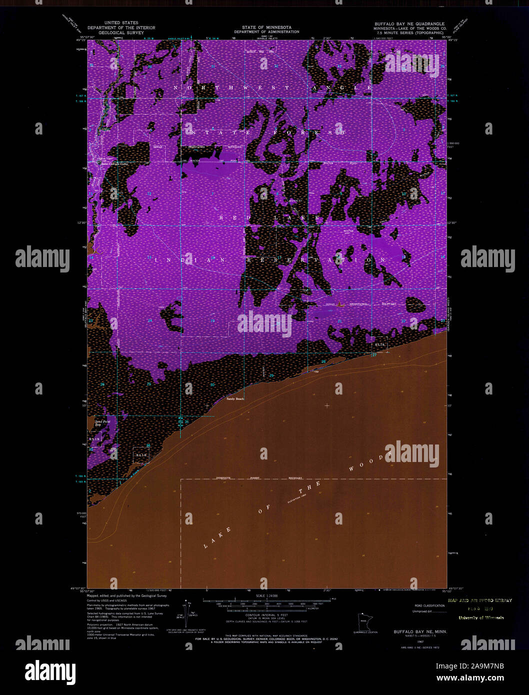 Buffalo minnesota map hi-res stock photography and images - Alamy