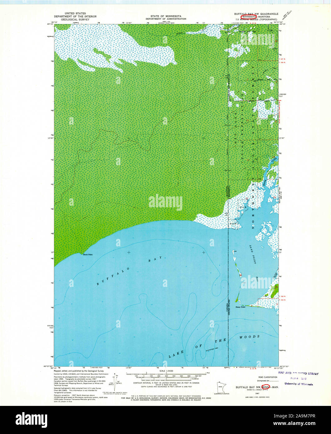 Buffalo minnesota map hi-res stock photography and images - Alamy