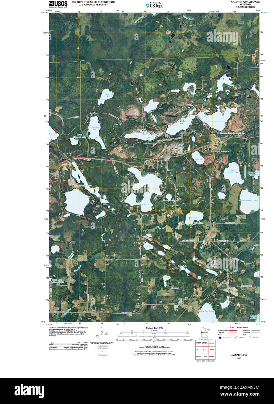 Calumet map hi-res stock photography and images - Alamy