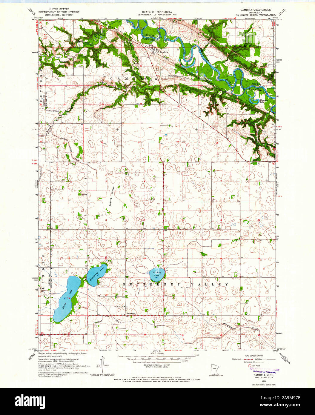 Cambria map hi-res stock photography and images - Alamy