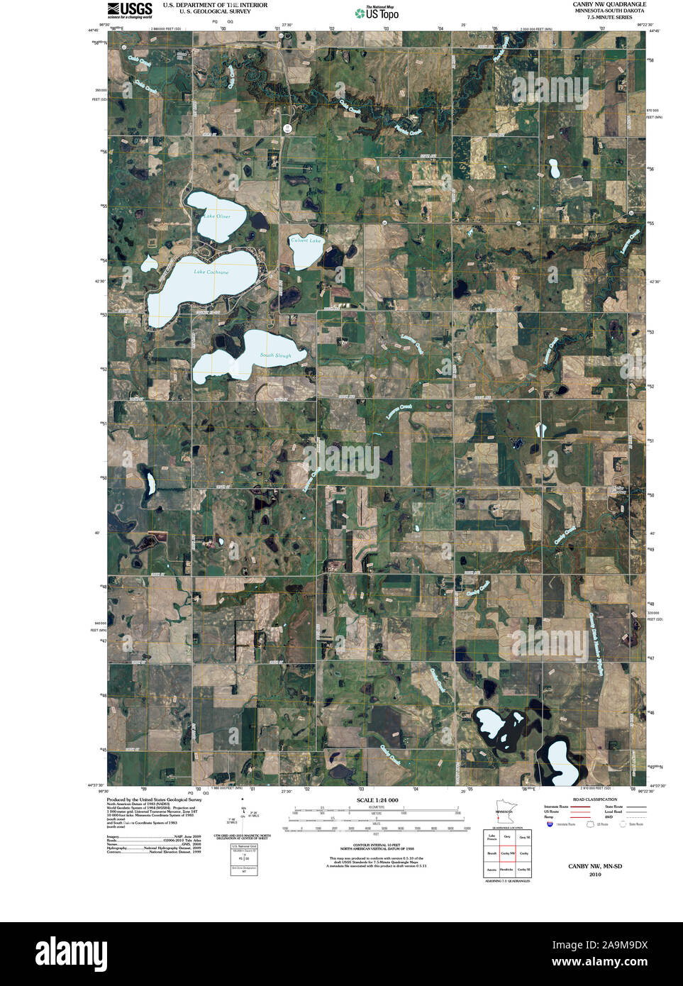 Map of canby minnesota hi-res stock photography and images - Alamy