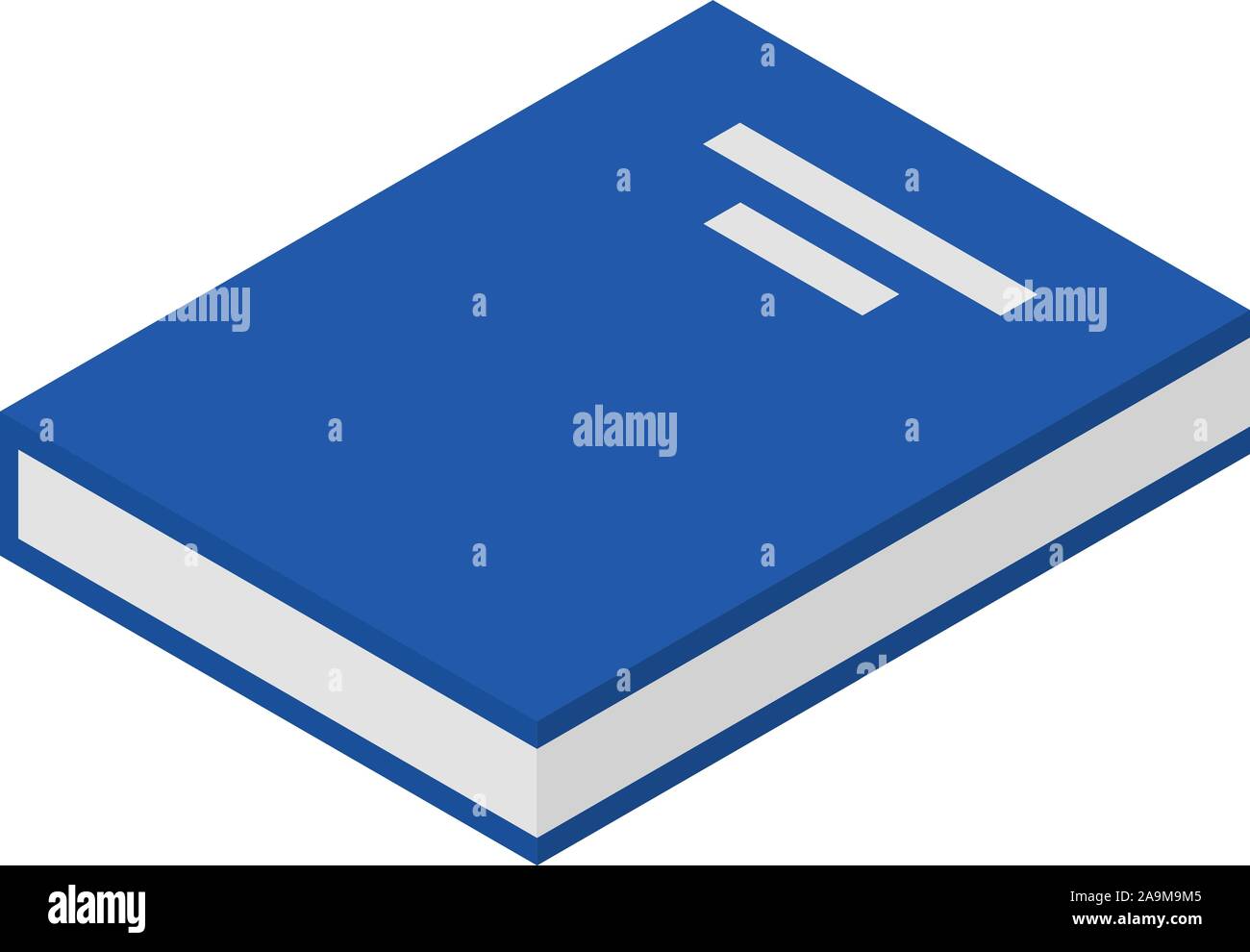Blue book icon, isometric style Stock Vector Image & Art - Alamy
