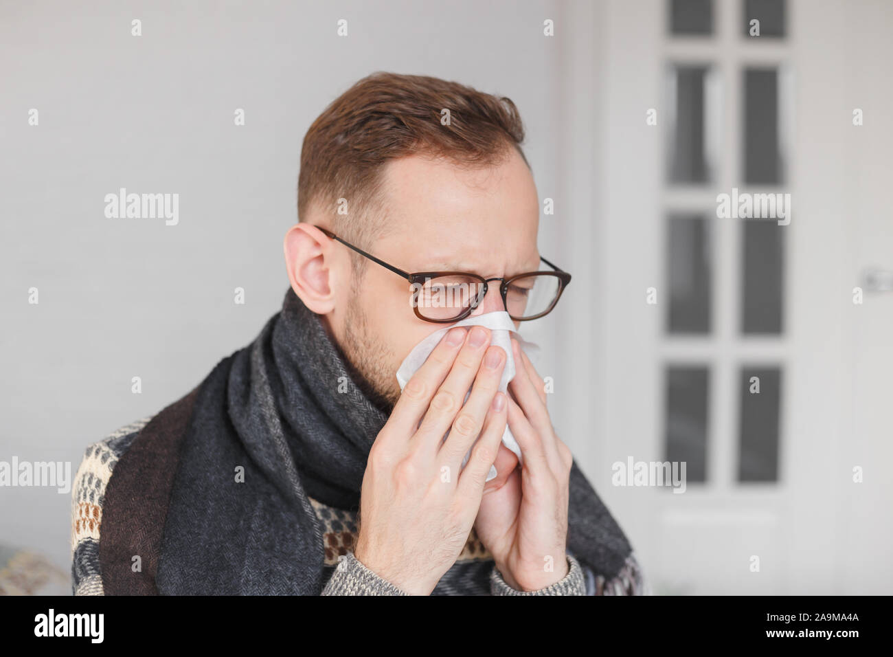 Man cold nose hi-res stock photography and images - Alamy