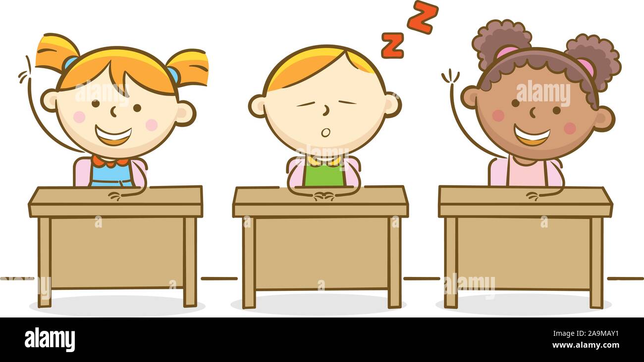 Active Student Clipart With Pencils
