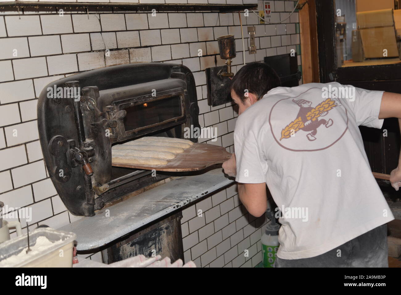 Traditional bread making Mercury Savoie France Stock Photo - Alamy