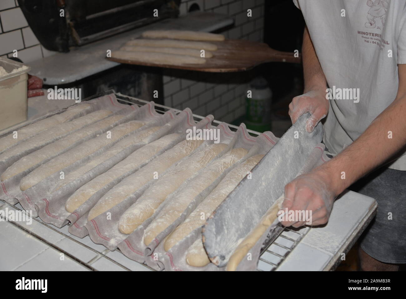 Traditional bread making Mercury Savoie France Stock Photo - Alamy