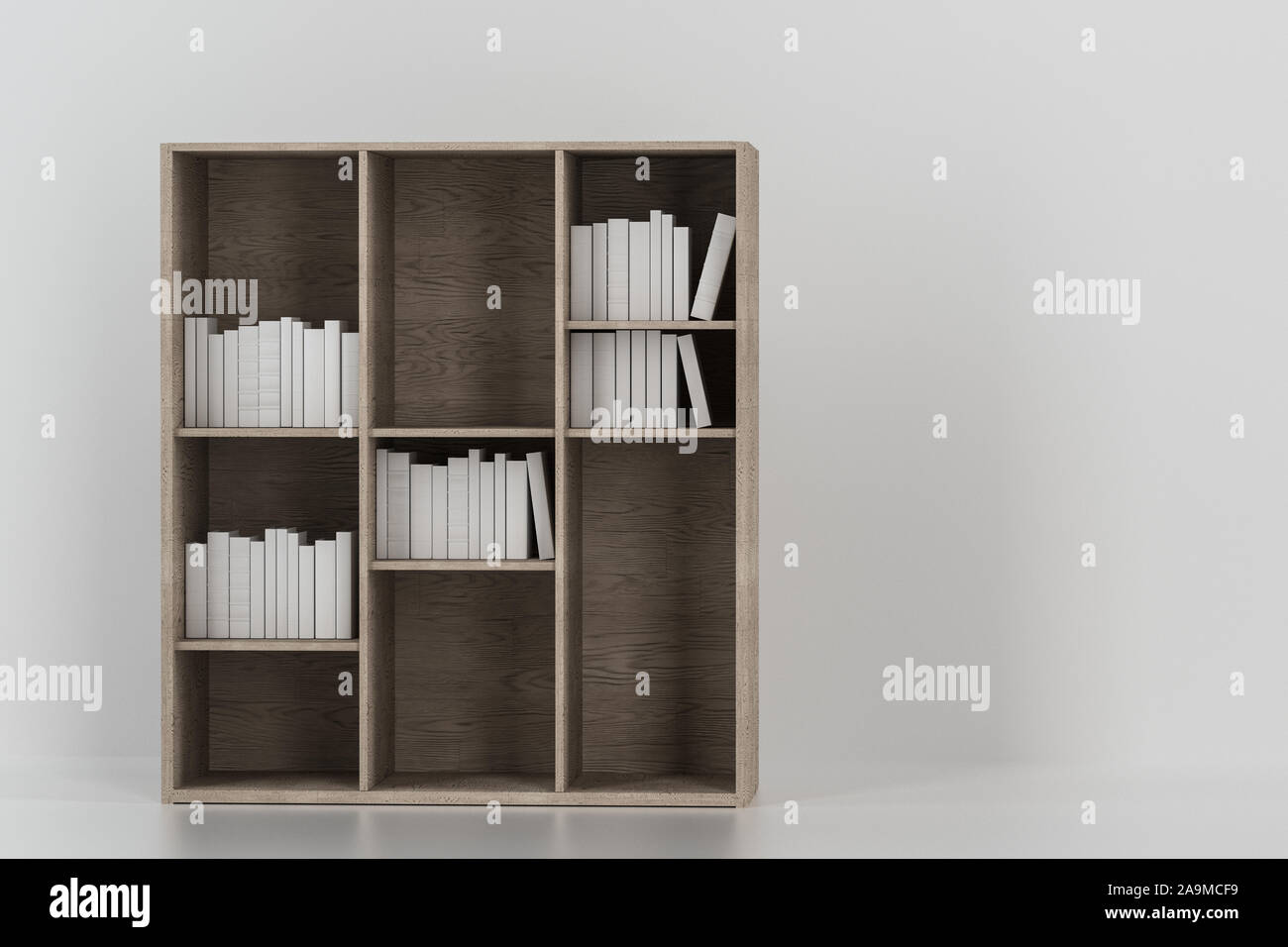 3d Bookshelf Drawing