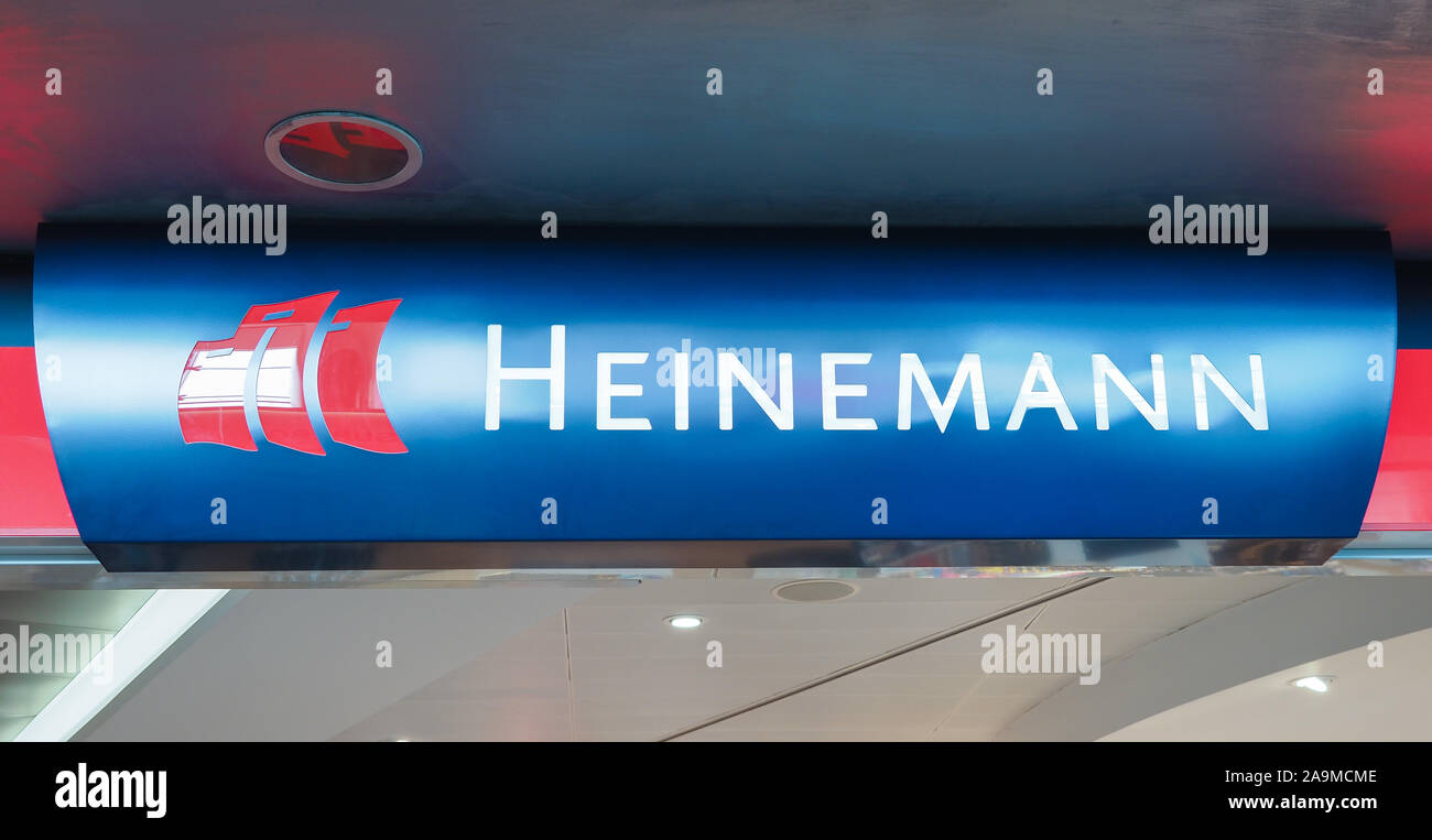 CASELLE, ITALY - CIRCA AUGUST 2019: Heinemann sign Stock Photo - Alamy