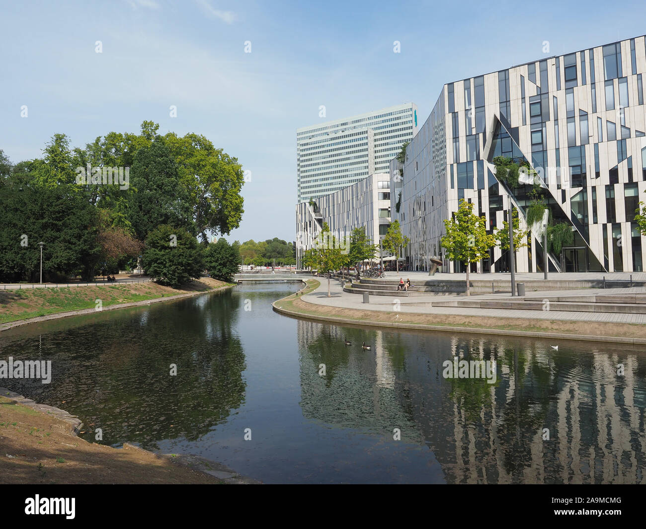 DUESSELDORF, GERMANY - CIRCA AUGUST 2019: Duessel River Stock Photo - Alamy