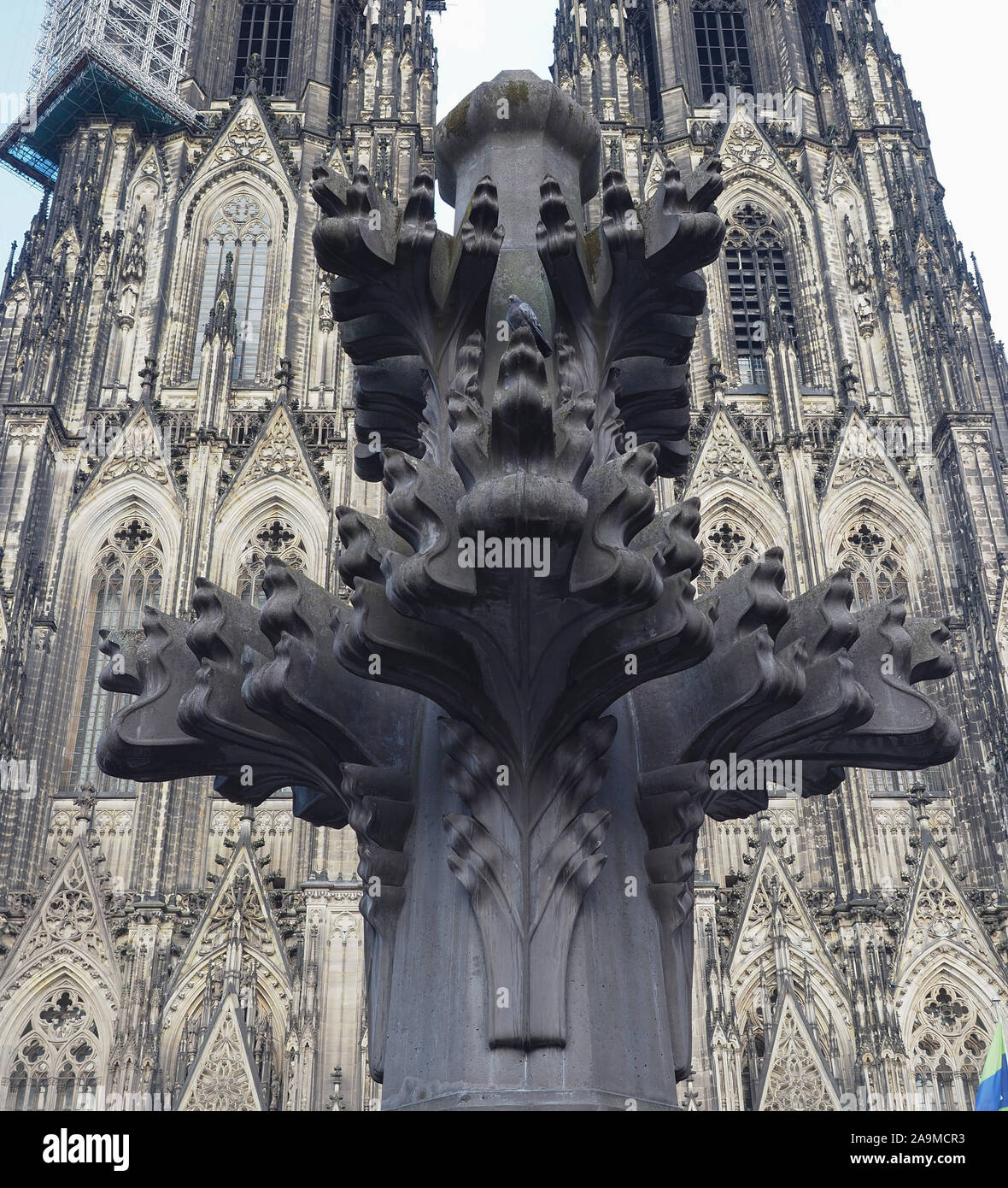 KOELN, GERMANY - CIRCA AUGUST 2019: Model of the finial on top of the ...