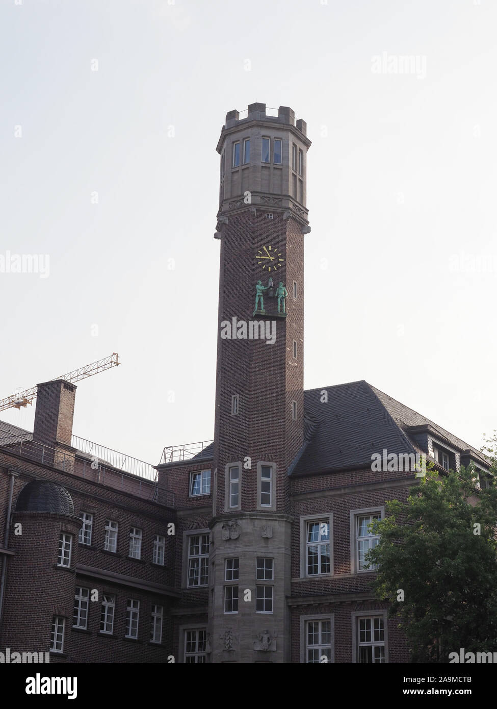 KOELN, GERMANY - CIRCA AUGUST 2019: Treppenturm des Hauses Neuerburg ...
