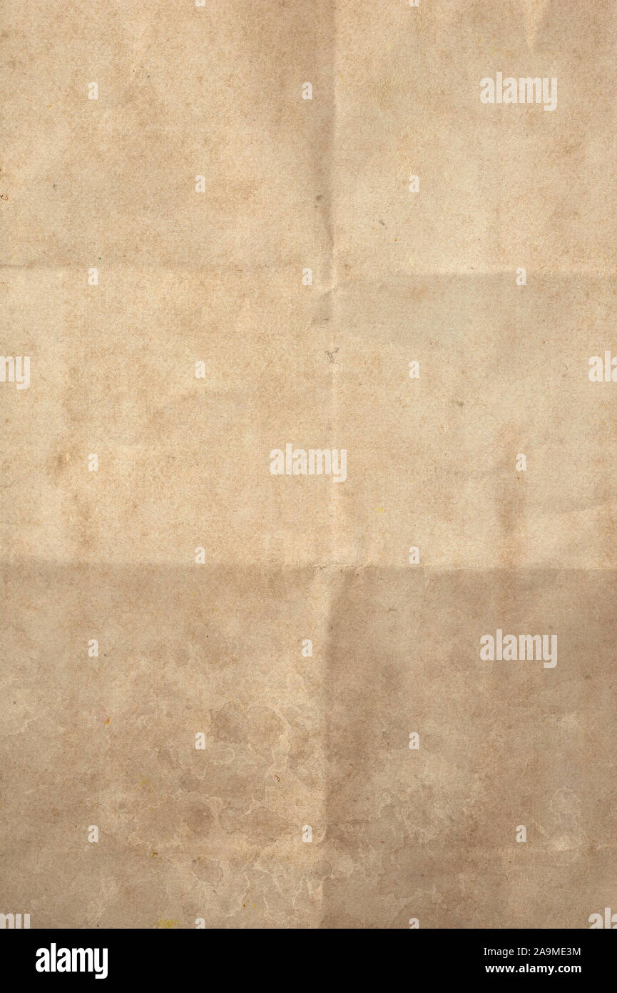 a white paper sheet with straight folded crease marks Stock Photo - Alamy