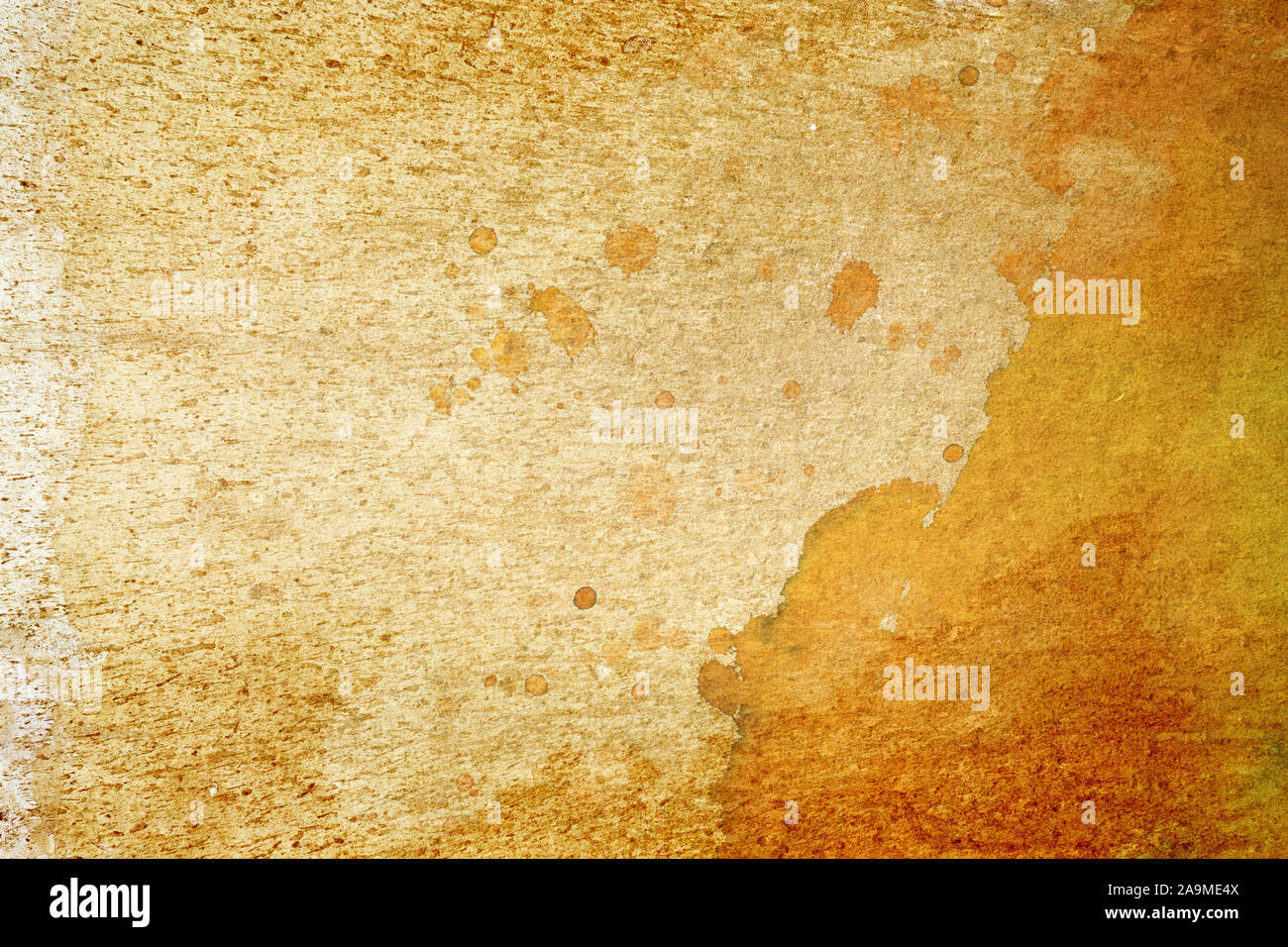 Sheet of a very old stained drawing paper Stock Photo - Alamy