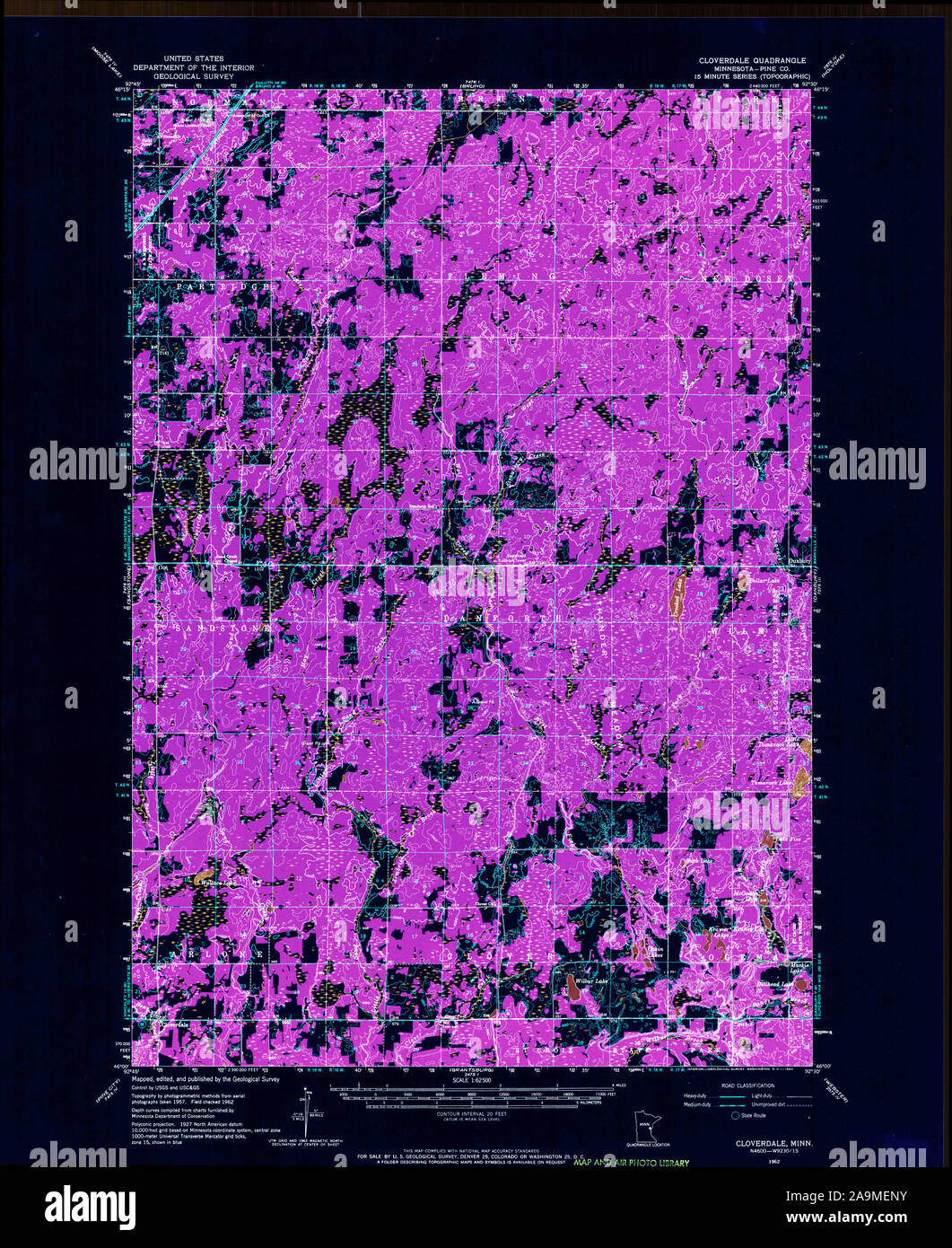 Map of cloverdale hi-res stock photography and images - Alamy