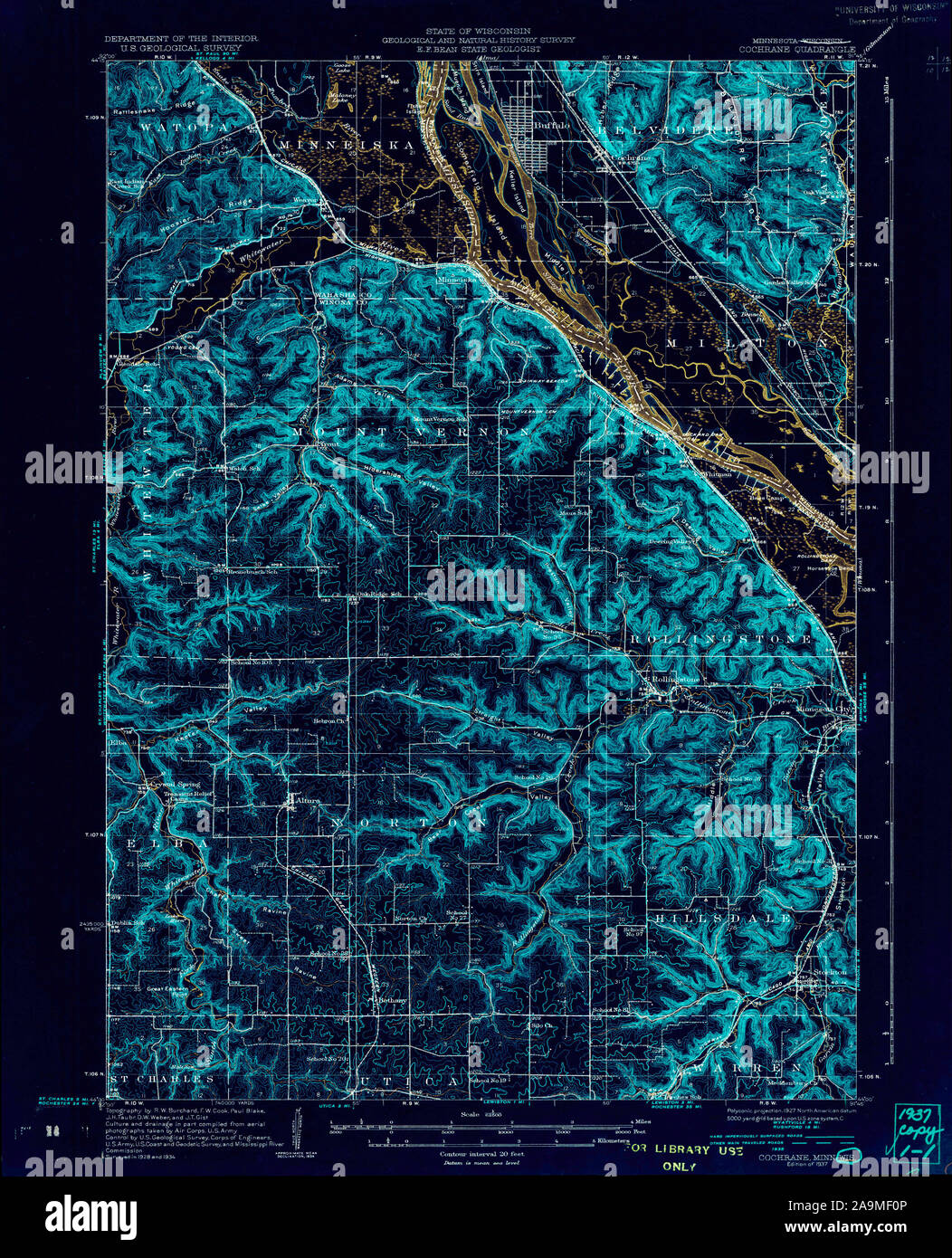 Map of cochrane hi-res stock photography and images - Alamy