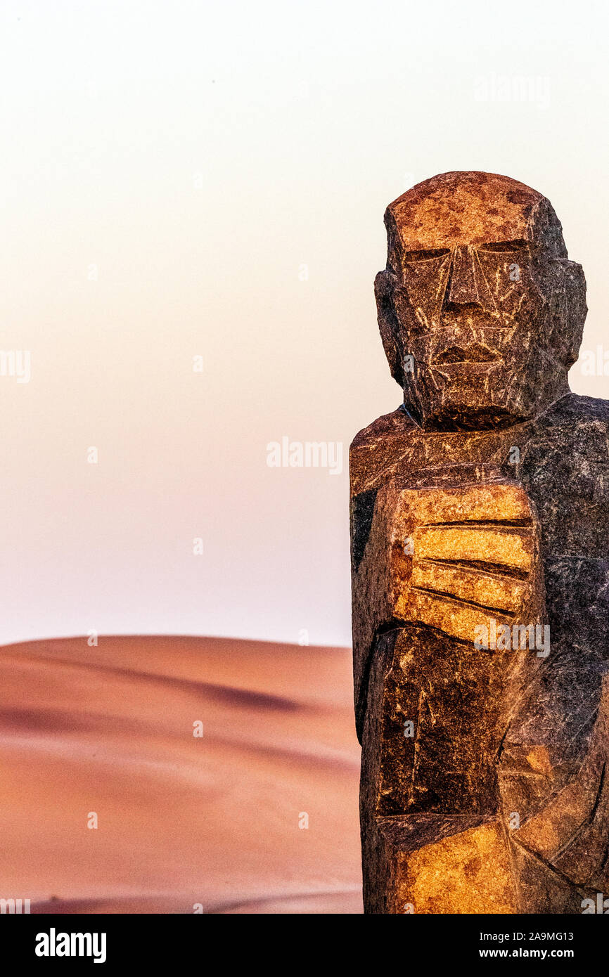 A statue in the desert of swakopmund in Namibia, Africa Stock Photo - Alamy