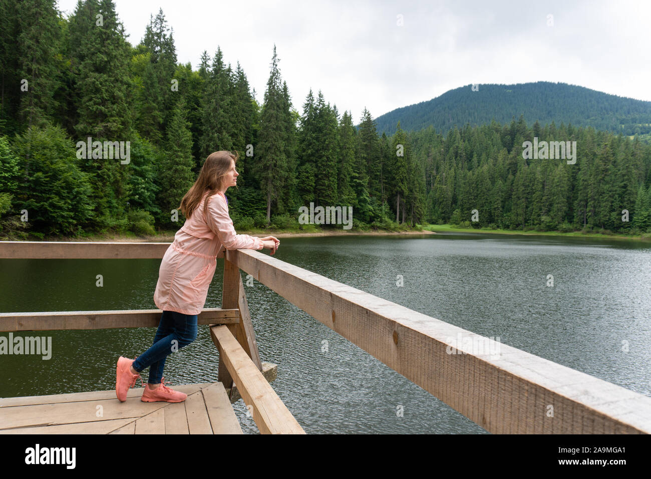 Female model posing on water hi-res stock photography and images - Alamy